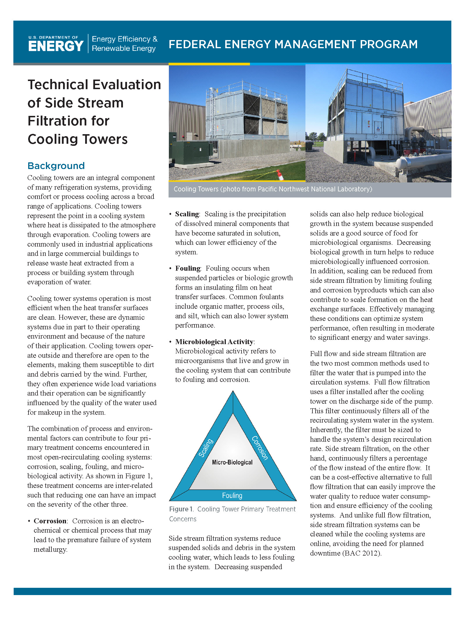 Department of Energy Side Stream Filtration Article - Quantrol